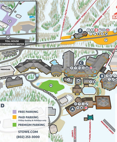 Stowe Village Map