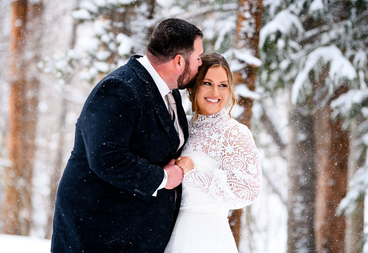 Keystone Ranch Winter Wedding Colorado Mountain Wedding Venue