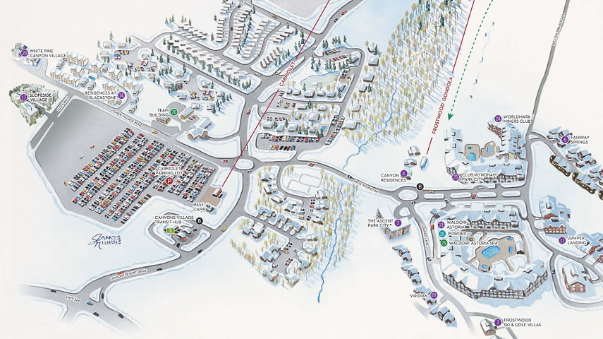 Park City Hotel Location Map