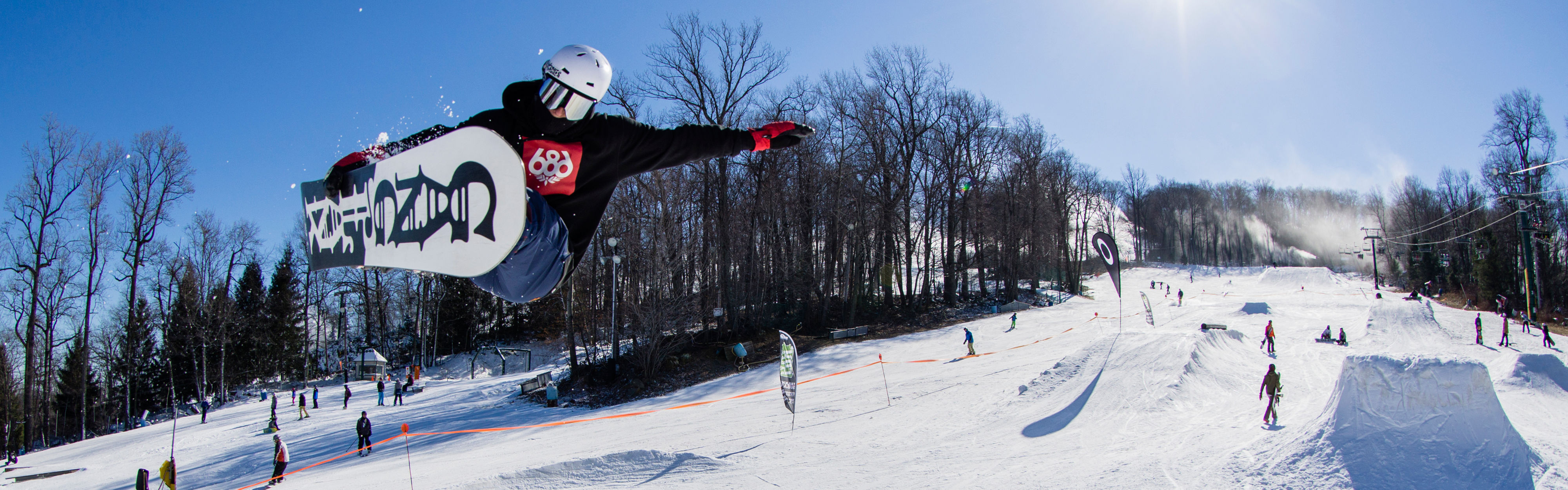 Snowboarding Terrain Park