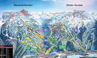 Whistler Blackcomb Map